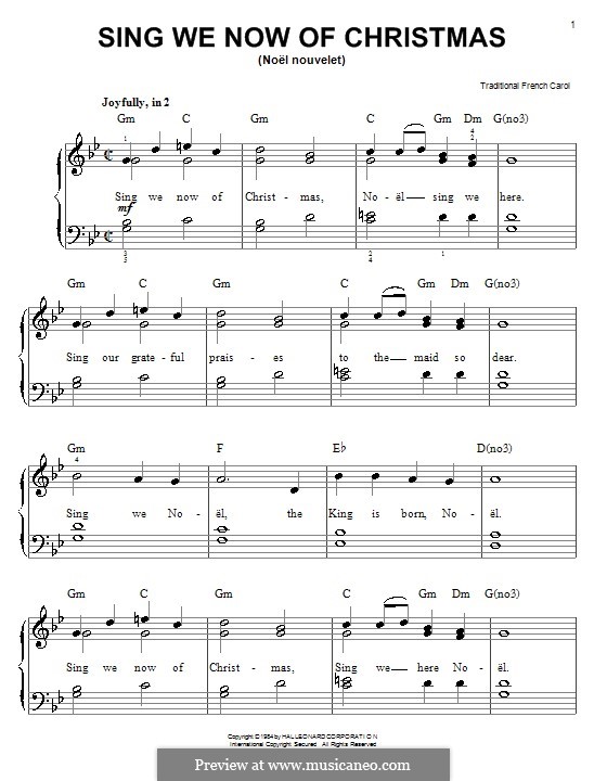Vocal-instrumental version (Sing We Now of Christmas (from Morning Star ...