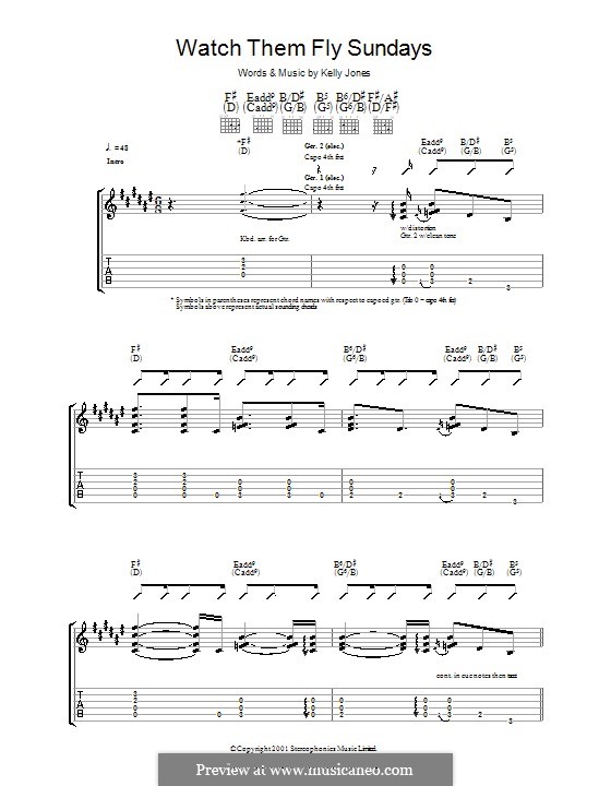Watch Them Fly Sundays (Stereophonics) by K. Jones on MusicaNeo