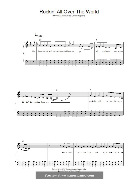 Rockin' All Over the World (Status Quo) by J.C. Fogerty on MusicaNeo