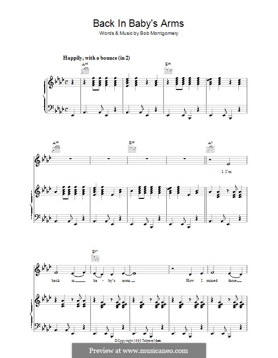 Back in Baby's Arms (Patsy Cline) by B. Montgomery on MusicaNeo