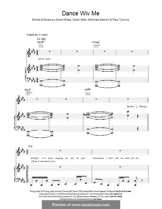 Dance Wiv Me (Dizzee Rascal feat. Calvin Harris & Chrome) by A. Wiles ...