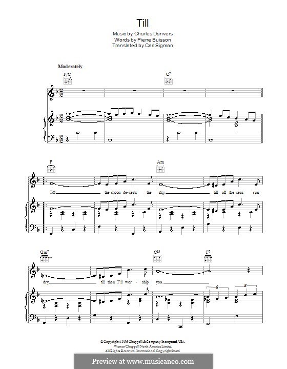 Till by C. Danvers - sheet music on MusicaNeo