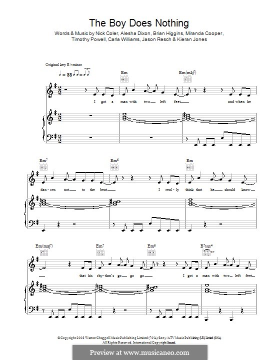 The Boy Does Nothing (Alesha Dixon) by B. Higgins, C. Williams, J ...