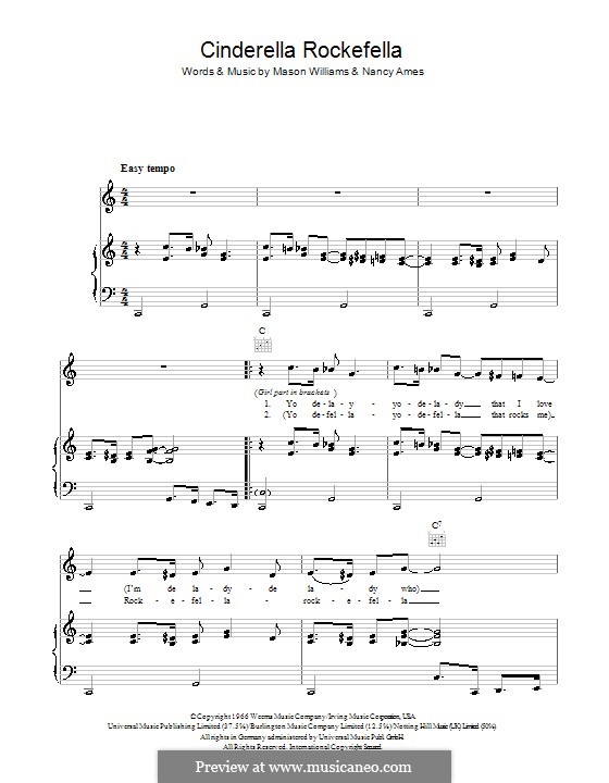 Cinderella Rockefella (Esther & Abi Ofarim) by M. Williams, N. Ames on ...