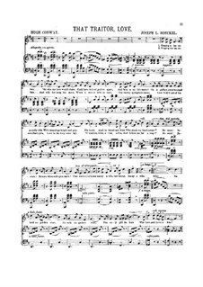That Traitor, Love by J.L. Röckel - sheet music on MusicaNeo