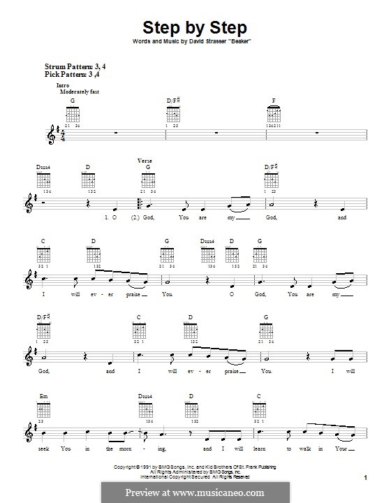 Step By Step by Beaker - sheet music on MusicaNeo