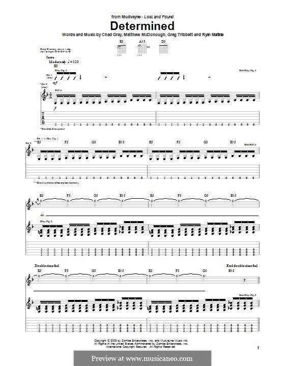 Determined (Mudvayne) by C. Gray, G. Tribbett, M. McDonough, R ...