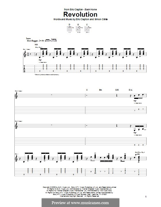 Revolution by S. Climie - sheet music on MusicaNeo