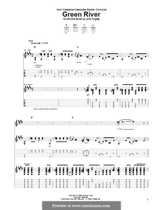 Green River (Creedence Clearwater Revival) by J.C. Fogerty on MusicaNeo