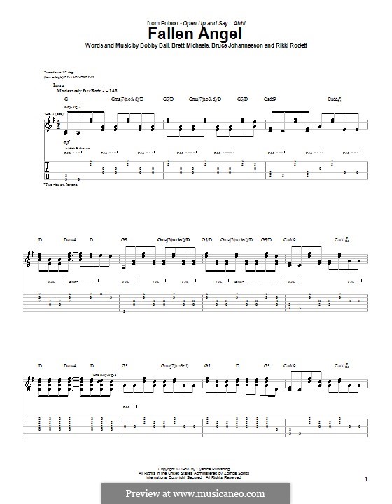 Fallen Angel (Poison) by Bobby Dall, B. Michaels, C.C. DeVille, Rikki ...