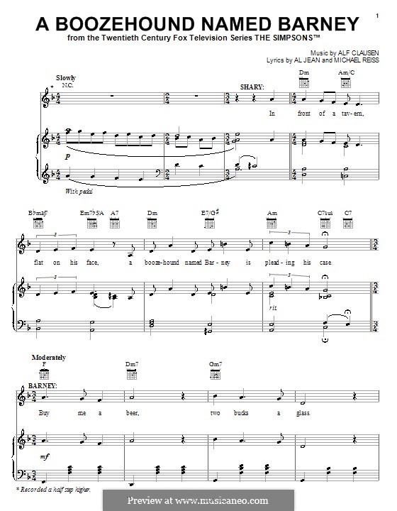 A Boozehound Named Barney (The Simpsons) by A. Jean, A. Clausen, M ...