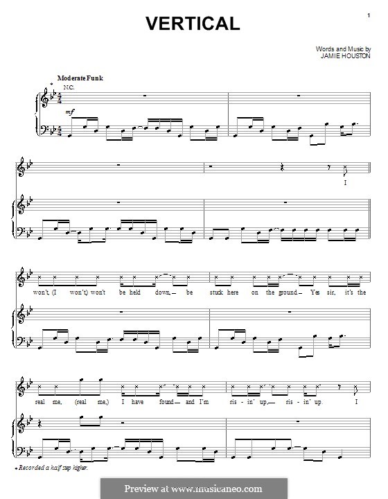 Vertical (T-Squad) by J. Houston - sheet music on MusicaNeo