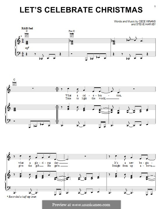 Let's Celebrate Christmas by S. Harvey - sheet music on MusicaNeo