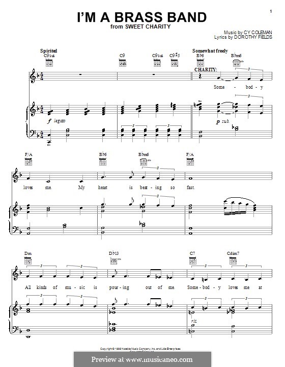 I'm a Brass Band by C. Coleman - sheet music on MusicaNeo