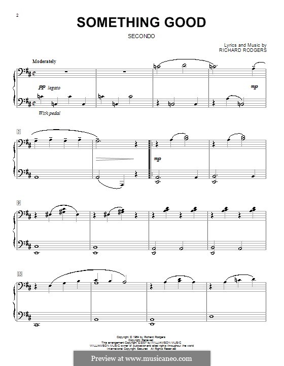 Something Good (from The Sound of Music) by R. Rodgers on MusicaNeo