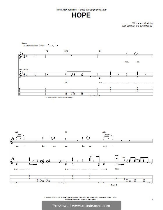 Hope by Z. Rogue - sheet music on MusicaNeo