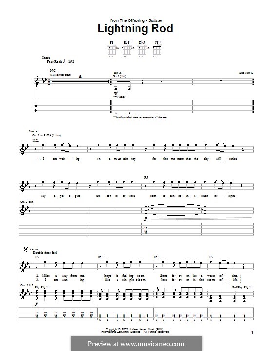 Stranger Things Have Happened Sheet Music Foo Fighters