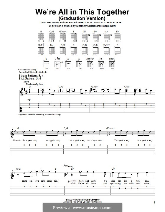 Graduation version (We're All in This Together (from High School ...