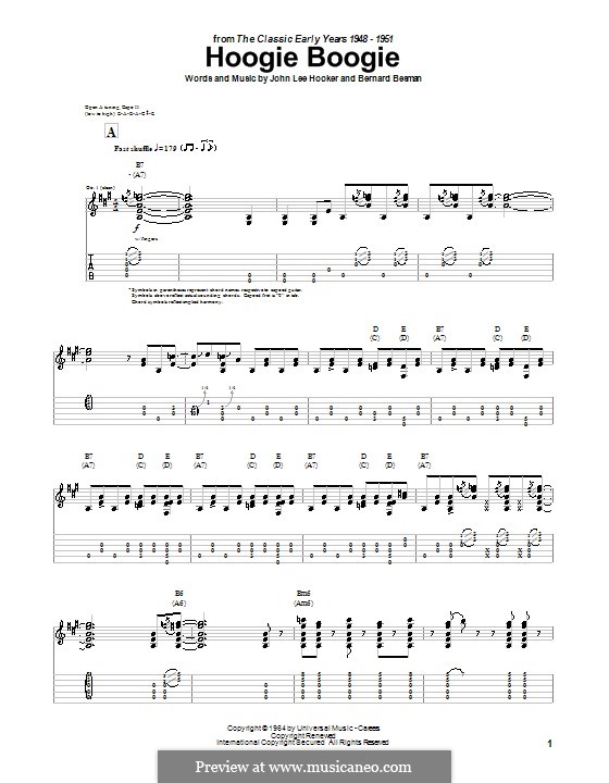 Hoogie Boogie by B. Besman - sheet music on MusicaNeo