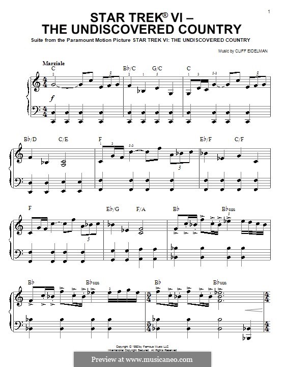 Theme from Star Trek VI: The Undiscovered Country by C. Eidelman on ...