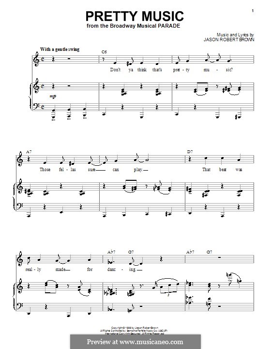 Pretty Music by J.R. Brown - sheet music on MusicaNeo