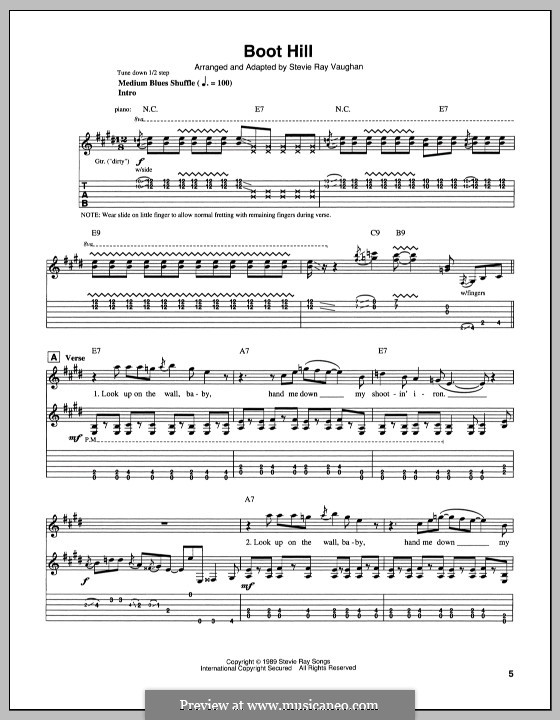 Boot Hill by S.R. Vaughan - sheet music on MusicaNeo