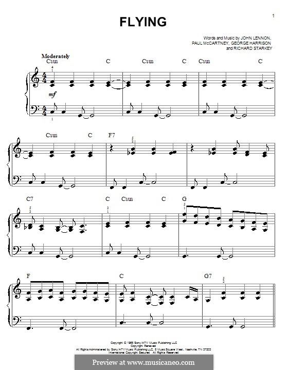 Flying (The Beatles) by G. Harrison, J. Lennon, P. McCartney, R. Starr ...