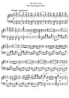 The Washington Post by J.P. Sousa - sheet music on MusicaNeo