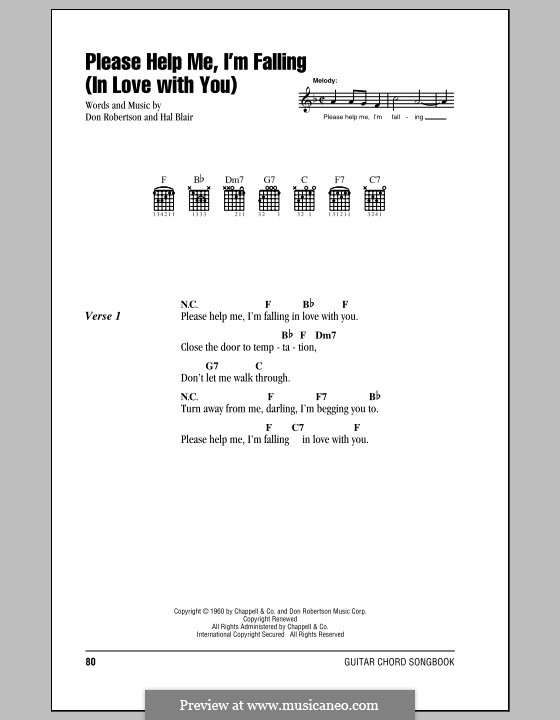 Please Help Me, I'm Falling (In Love with You) by D. Robertson, H ...