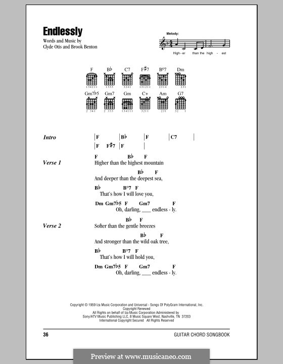 Endlessly by C. Otis - sheet music on MusicaNeo