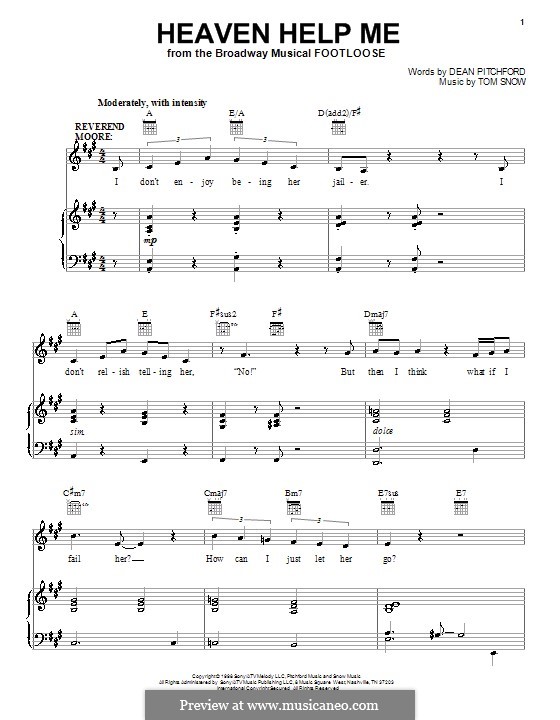 Heaven Help Me by T. Snow - sheet music on MusicaNeo