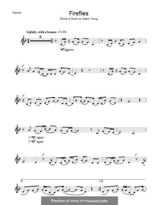 Guitar Chords Fireflies