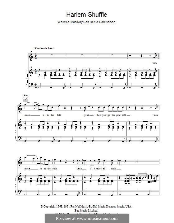 Harlem Shuffle by B. Relf, E. Nelson - sheet music on MusicaNeo