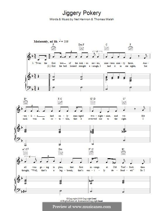 Jiggery Pokery (The Duckworth Lewis Method) by N. Hannon, T. Walsh on ...