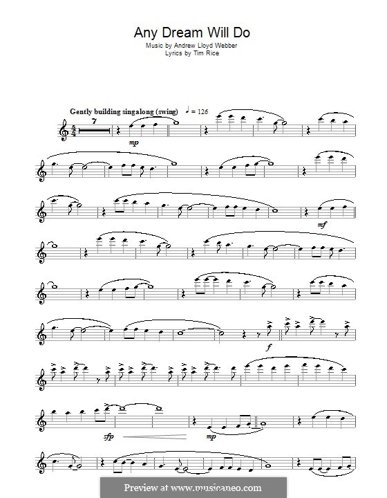 Any Dream Will Do (Joseph and The Amazing Technicolor Dreamcoat) by A.L ...