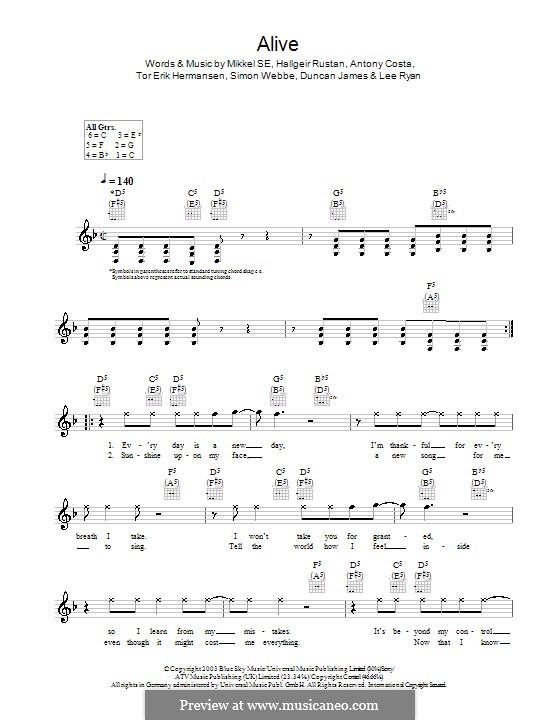 Alive (Blue) by A. Costa, D. James, H. Rustan, L. Ryan, M.S. Eriksen, S ...