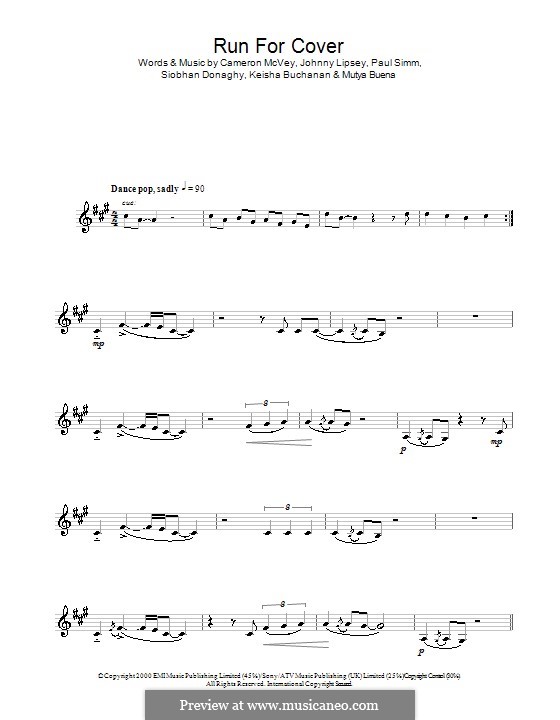 Run for Cover (Sugababes) by C. McVey, J. Lipsey, K. Buchanan, M. Buena ...