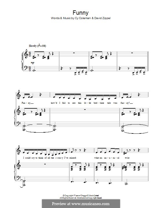 Funny by C. Coleman - sheet music on MusicaNeo