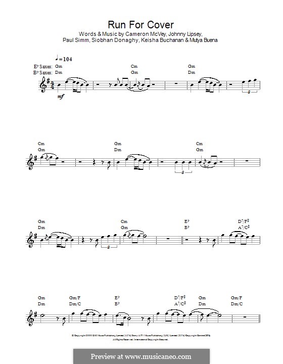 Run for Cover (Sugababes) by C. McVey, J. Lipsey, K. Buchanan, M. Buena ...