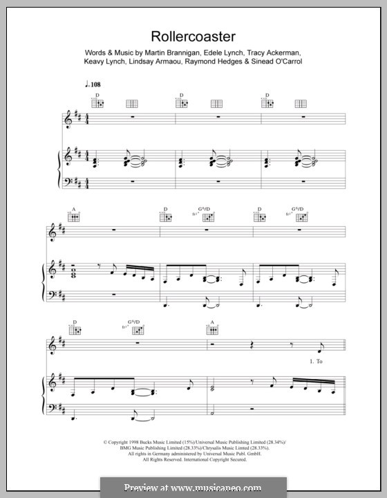 Rollercoaster (Bewitched) by E. Lynch, K. Lynch, L. Armaou, M ...