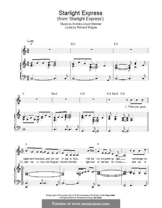 Starlight Express (Starlight Express) by A.L. Webber on MusicaNeo