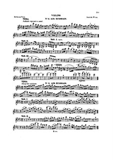 Six Themes and Variations, Op.105 by L.v. Beethoven on MusicaNeo