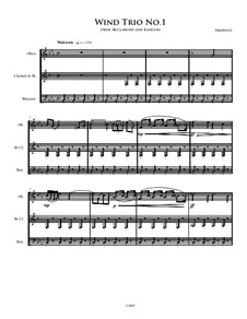 Trio for Woodwinds by I. Harp - sheet music on MusicaNeo