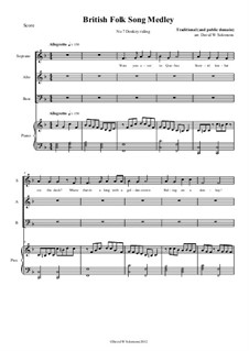 Donkey riding by folklore - sheet music on MusicaNeo