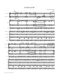 Traditional Me by W. Brookhouse - sheet music on MusicaNeo