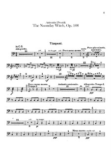 Polednice (The Noon Witch), B.196 Op.108 by A. Dvořák on MusicaNeo
