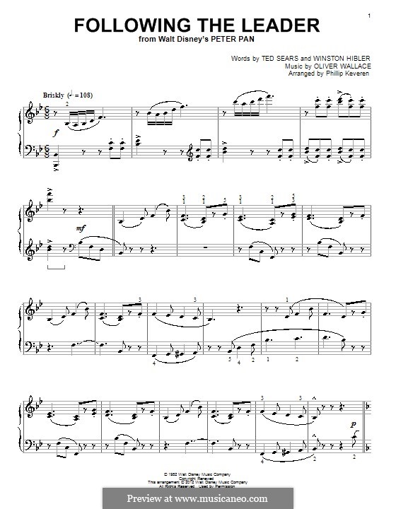 Following The Leader Peter Pan