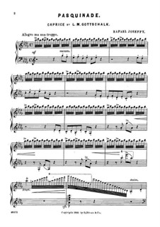 Pasquinade. Caprice, Op.59 by L.M. Gottschalk - sheet music on MusicaNeo