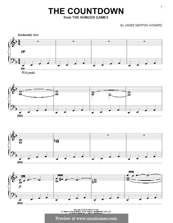 The Countdown by J.N. Howard - sheet music on MusicaNeo