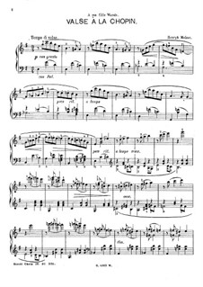 Valse à la Chopin by H. Melcer-Szczawiński - free download on MusicaNeo